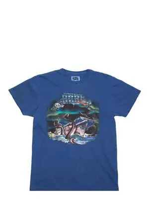 BILLIONAIRE BOYS CLUB Dark Aurora Knit Tee Shirt - Blue