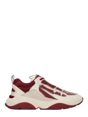 Amiri Bone Runner Sneakers Burgundy/white
