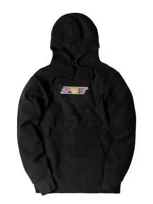 Kith Sport Hoodie - Black/purple/yellow
