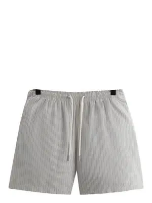 Kith Striped Poplin Hardaway Short - Pebble