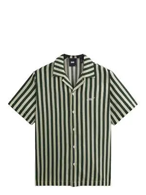 Kith Striped Thompson Camp Collar Shirt - Agate