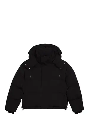 Ami De Coeur Patch Down Jacket - Black