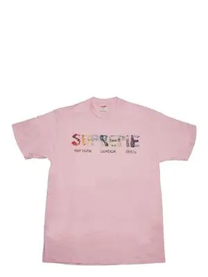 Supreme Rocks Tee Shirt - Light Pink