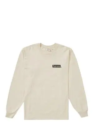 Supreme Sacred Unique Long Sleeve Tee Shirt - Natural
