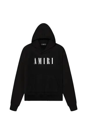 Amiri Core Logo Hoodie - Black/white Ss23