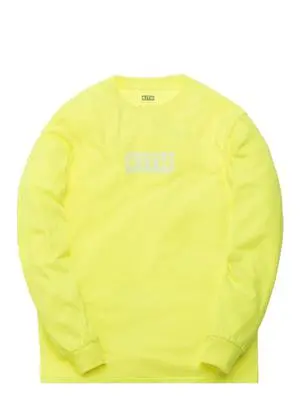 Kith Reflective Long Sleeve Tee Shirt - Citron
