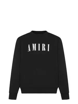 Amiri Core Logo Cotton Sweatshirt - Black
