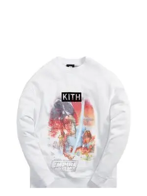 Kith X Star Wars Empire Crewneck Sweatshirt - White
