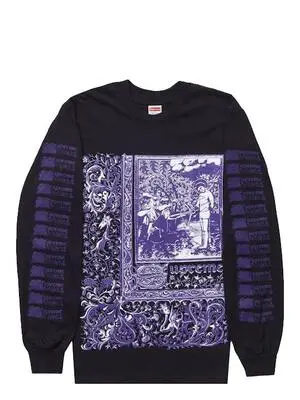 Supreme Saint Sebastian Long Sleeve Tee Shirt Black