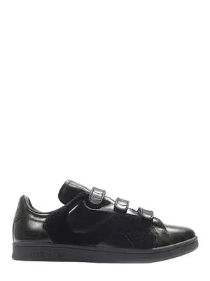 Adidas Stan Smith Raf Simons Comfort Badge Sneakers - Core Black