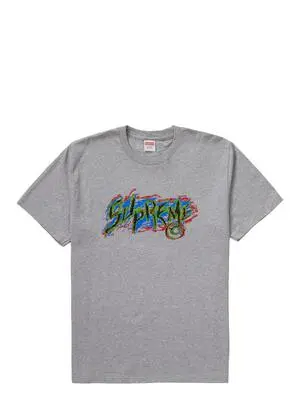 Supreme Scratch Tee Shirt Heather Grey