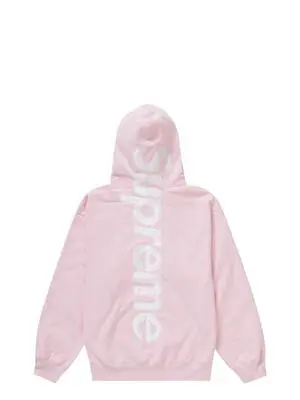 Supreme Supreme Satin Appliqué Hooded Sweatshirt Light Pink