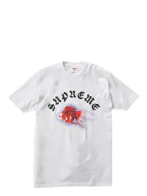 Supreme Sasquatchfabrix Goldfish Tee Shirt White