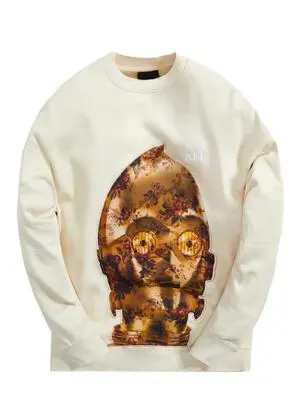 Kith X Star Wars C3po Crewneck Sweatshirt - Waffle