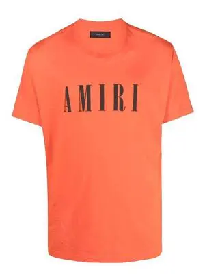 Amiri Core Logo Tee Shirt - Orange/black