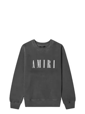 Amiri Core Logo Crewneck Sweatshirt - Vintage Black