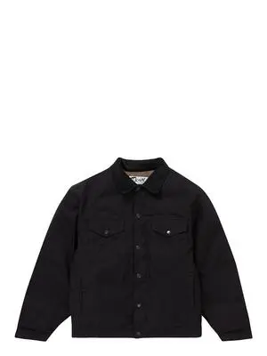 Supreme Schott Canvas Down Trucker Jacket - Black