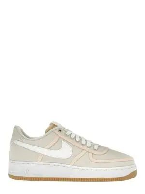 Nike Air Force 1 Low Premium Gum Sneakers Light Cream/white/crimson Tint