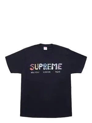 Supreme Rocks Tee Shirt Black
