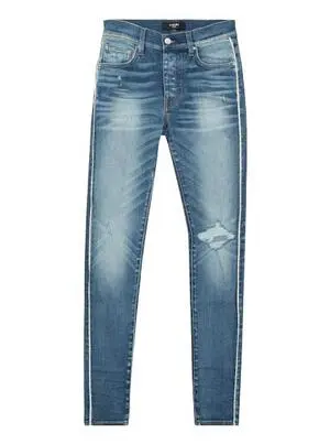 Amiri Crystal Track Jeans - 70's Indigo