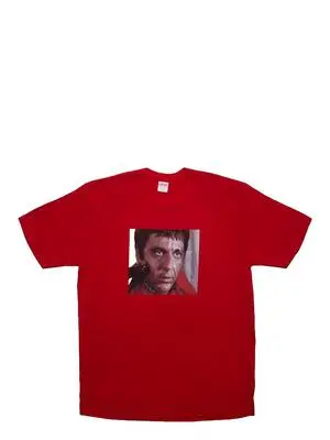 Supreme Scarface Shower Tee Shirt - Red