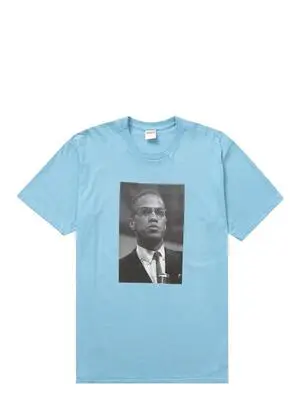 Supreme Roy Decarava Malcolm X Tee Shirt - Light Slate