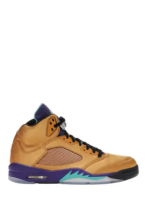 JORDAN Jordan 5 Retro Wheat/infraredone-colorgrape Iceone-colorblack