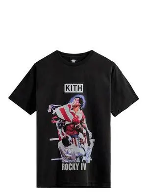 Kith Rocky Iv Vintage Tee Shirt - Black