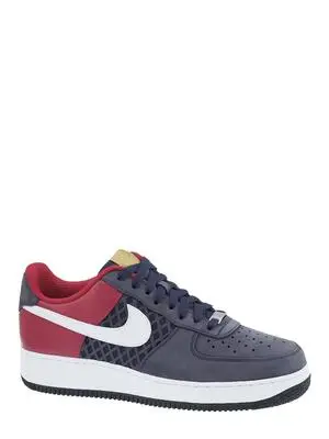 Nike Force 1 Low Premium Sneakers - Dark Obsidan/white/vrsty Red