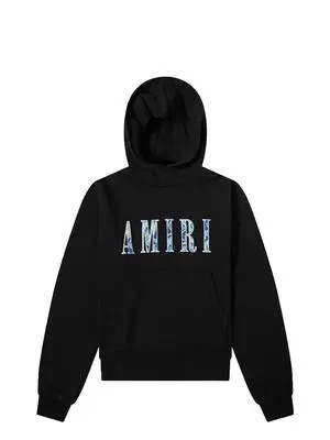 Amiri Core Paisley Hoodie - Black