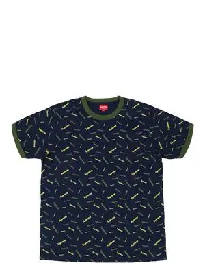 Supreme Scatter Ringer - Navy Blue
