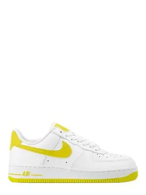 Nike Air Force 1 Low Patent Sneakers - White/bright Citron