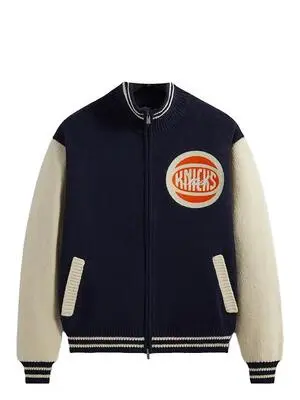 Kith New York Knicks Full-zip Sweater - Nocturnal