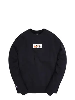 Kith Nike For New York Knicks Fleece Crewneck - Black