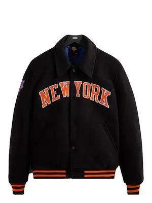 Kith New York Knicks Wool Coaches Jacket - Black