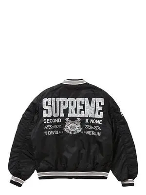 Supreme Second To None MA1 Jacket Black