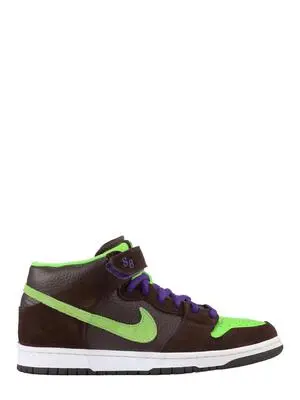 Nike Dunk Mid Sneakers - Baroque Brown/radiant Green