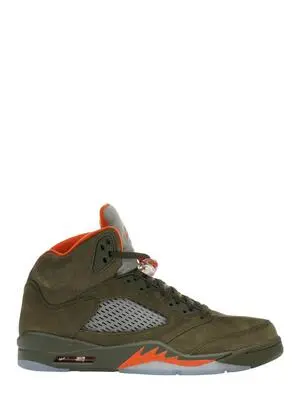 JORDAN Retro Olive Sneakers - Army Olive/solar Orange