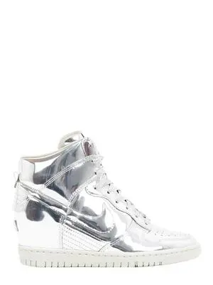 Nike Dunk Sky High Sneakers - Metallic Silver/light Bone
