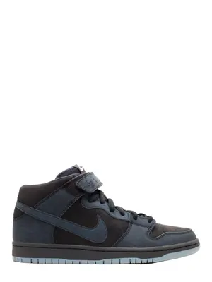 Nike Nike SB Dunk Mid Sneakers Dark Obsidian/thunder Blueone-colorwork Blue