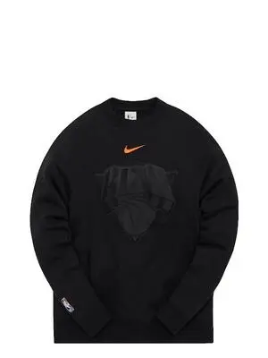 Kith Nike For New York Knicks Fleece Crewneck Sweatshirt - Black
