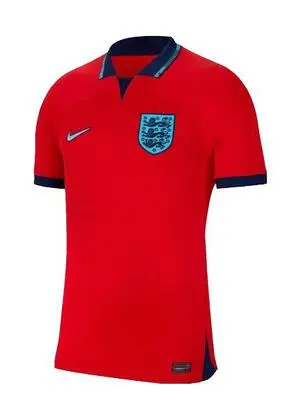 Nike England 2022/23 Stadium Away Jersey - Challenge Red/blue Void/blue Fury