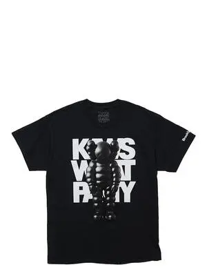 KAWS Brooklyn Museum What Party T-shirt - Black