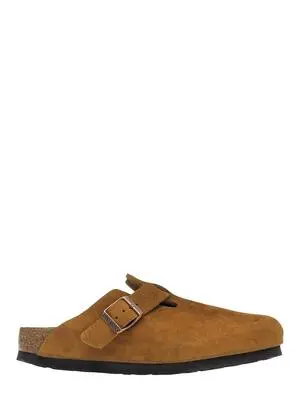 BIRKENSTOCK Boston Soft Footbed Suede Clogs