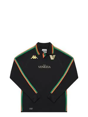 Kappa Venezia Fc Home 22/23 Long Sleeve Shirt - Black