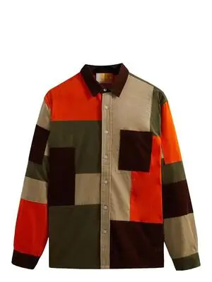 Kith Patchwork Cord Ludlow Shirt - Pimento