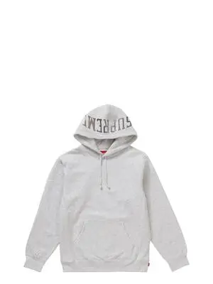Supreme Sequin Arc Hooded Sweatshirt - Ash Grey
