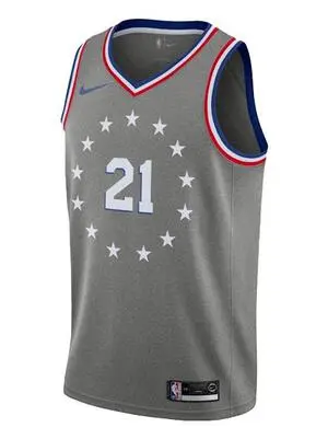 Nike Embiid City Edition Swingman Jersey - Grey
