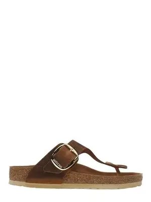 BIRKENSTOCK Gizeh Big Buckle Oiled Nubuck Sandals