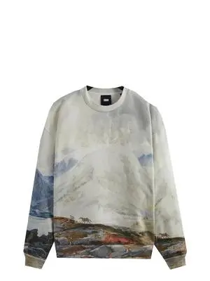 Kith Peak Nelson Crewneck Sweatshirt - Chalk